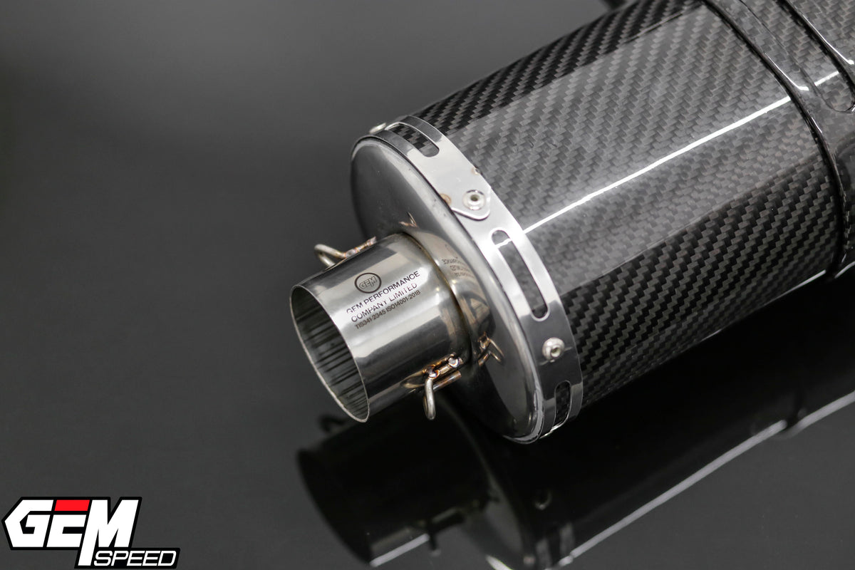 GEM SPEED EXHAUST MUFFLER REPLACE SLIPON CS7 CARBON – Gem Speed Performance