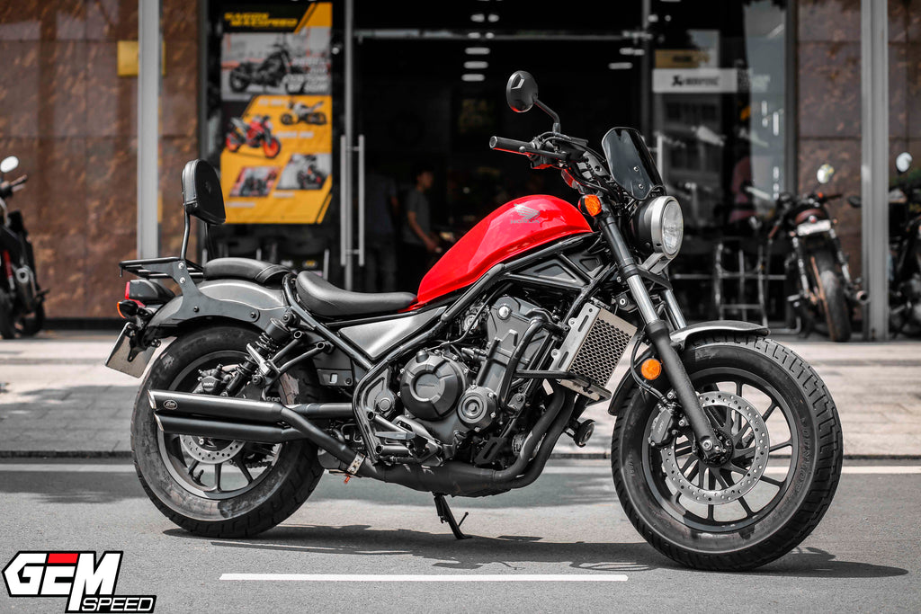 Honda Rebel CMX 1100 GEM CLASSIC RENZO 2 way look twin exhaust classic ...